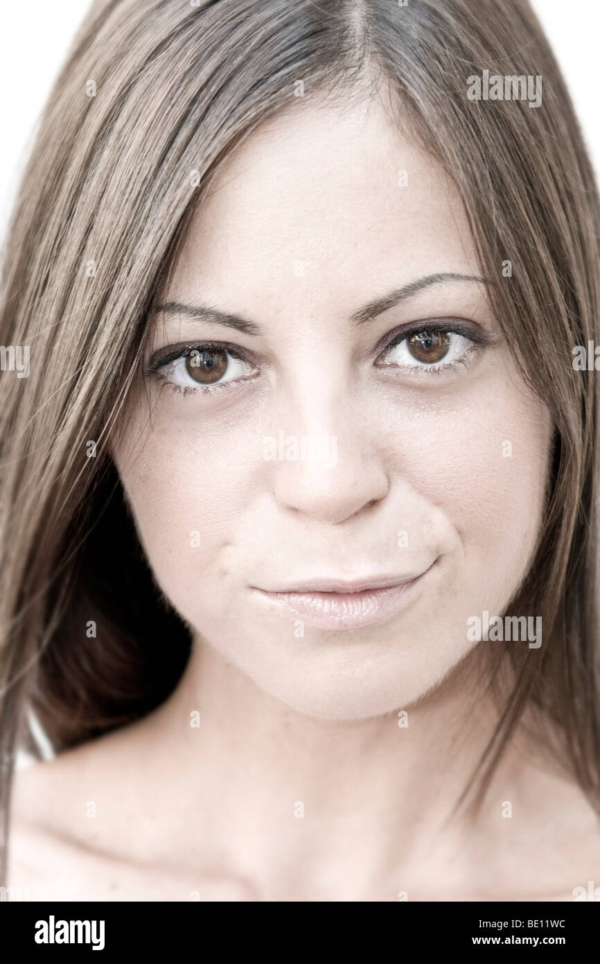 Young woman, portrait, Milan, Italy Stock Photo - Alamy