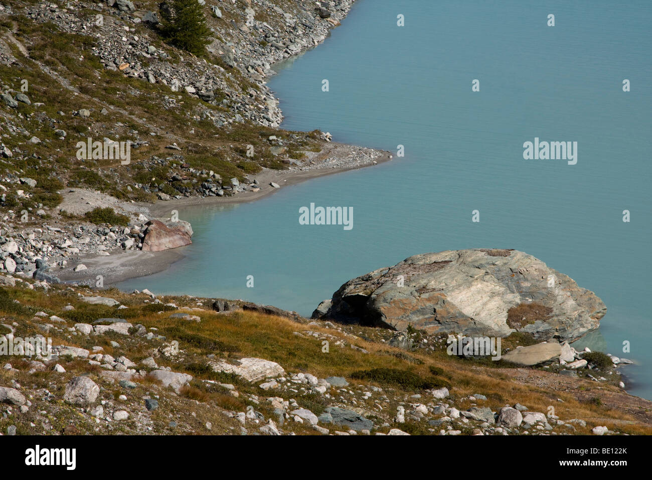 mattmark reservoir near saas fee swiss alps switzerland europe Stock ...