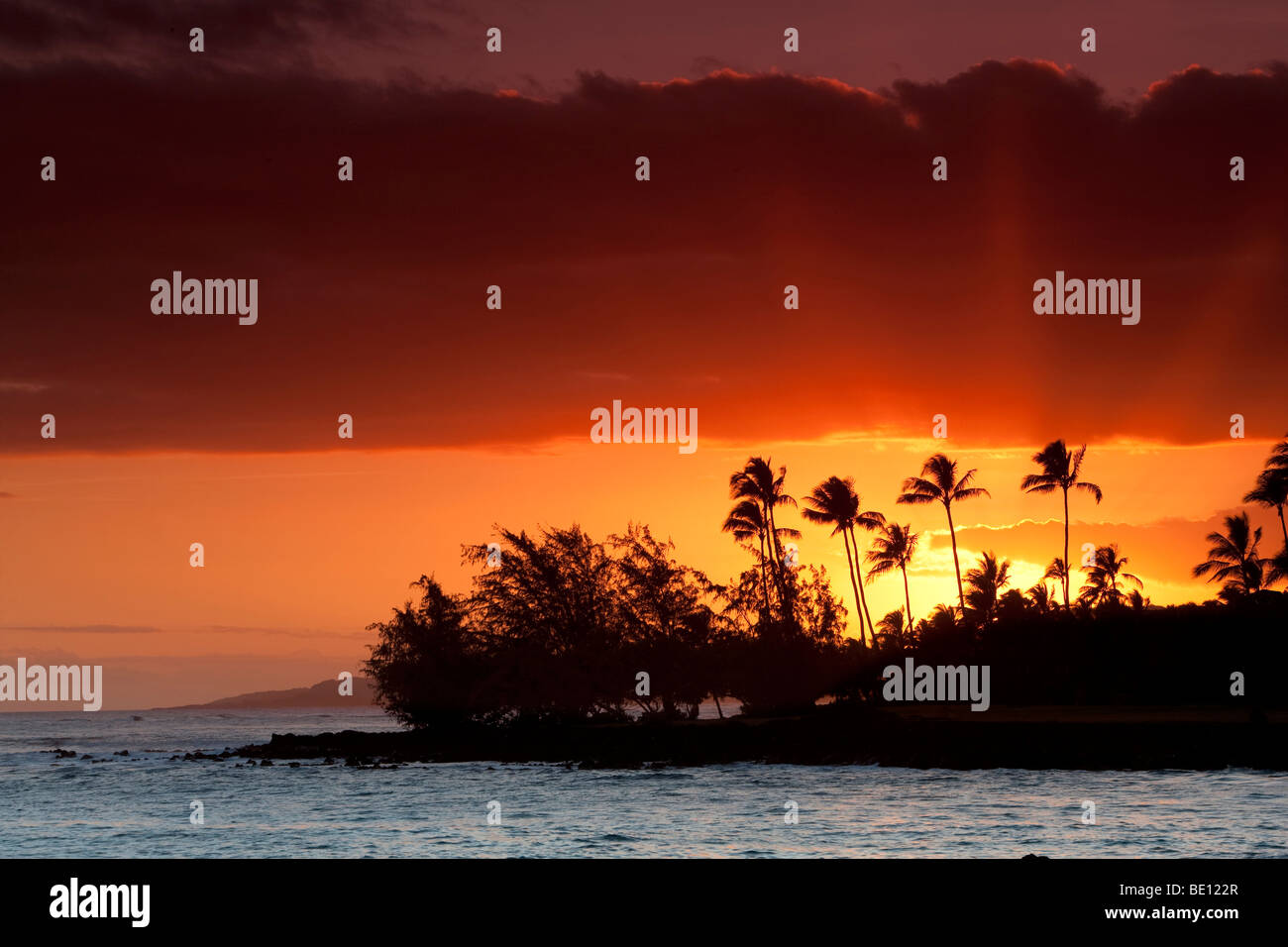 Poipu Beach Sunset High Resolution Stock Photography and Images - Alamy