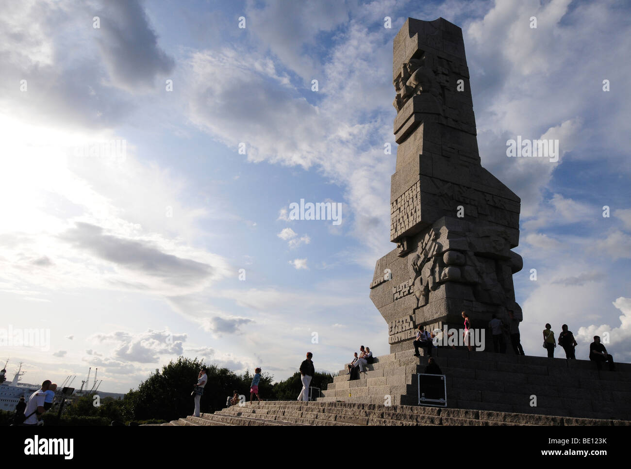 Polish war memorial to honour the defenders of Westerplatte, Gdansk ...