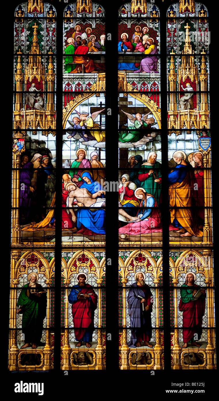 Cologne cathedral window hi-res stock photography and images - Alamy