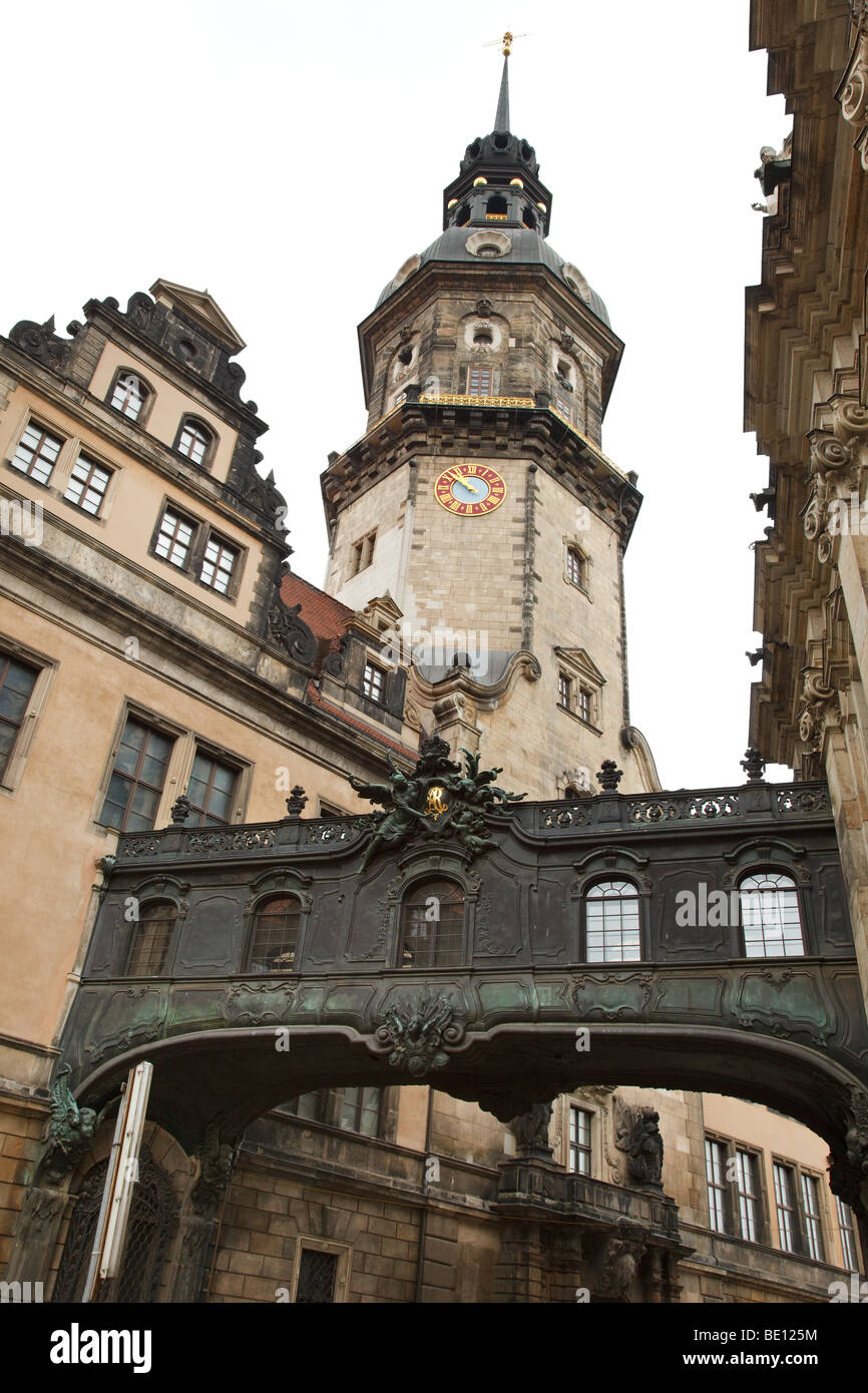 Old narrow street Dresden, Germany Stock Photo - Alamy
