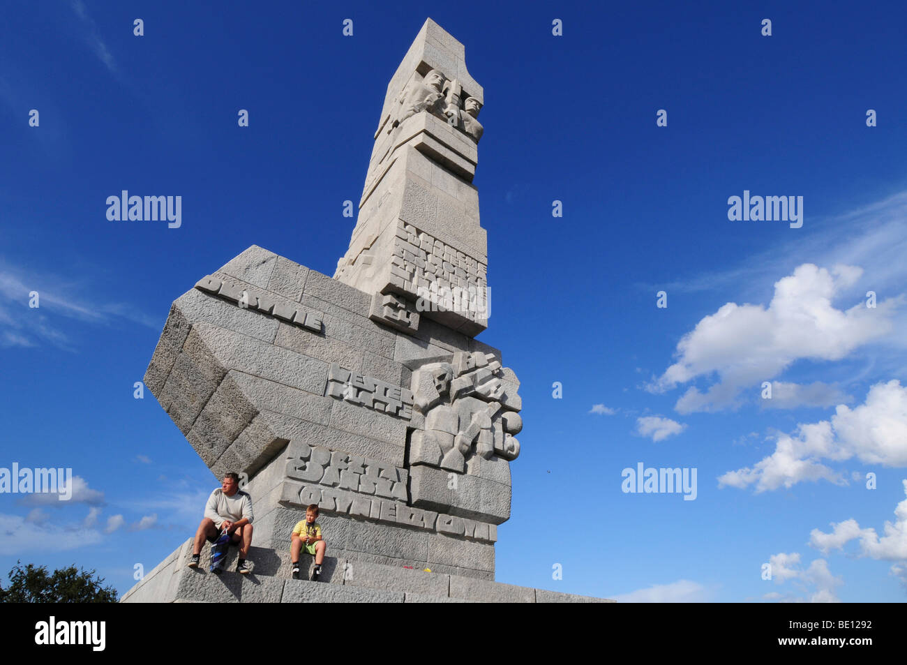 Polish war memorial to honour the defenders of Westerplatte, Gdansk ...