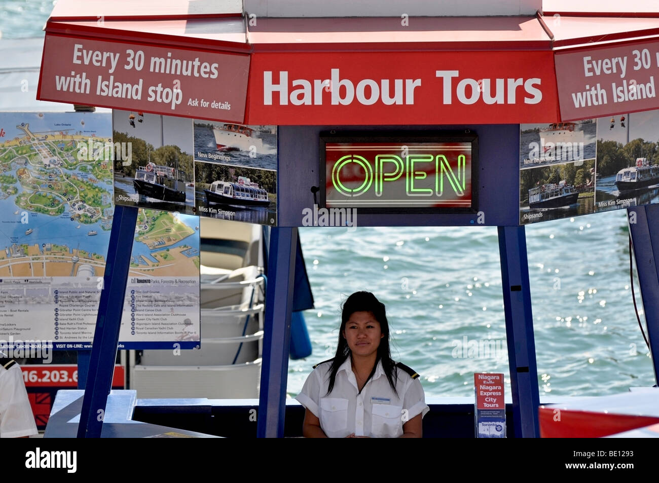 Tour information booth hi-res stock photography and images - Alamy