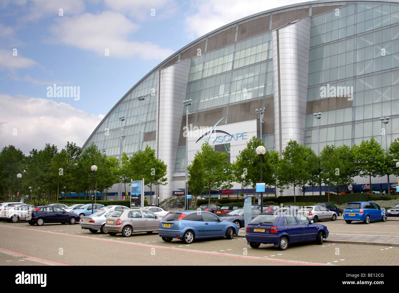 Xscape building in central Milton Keynes , Buckinghamshire , England ...