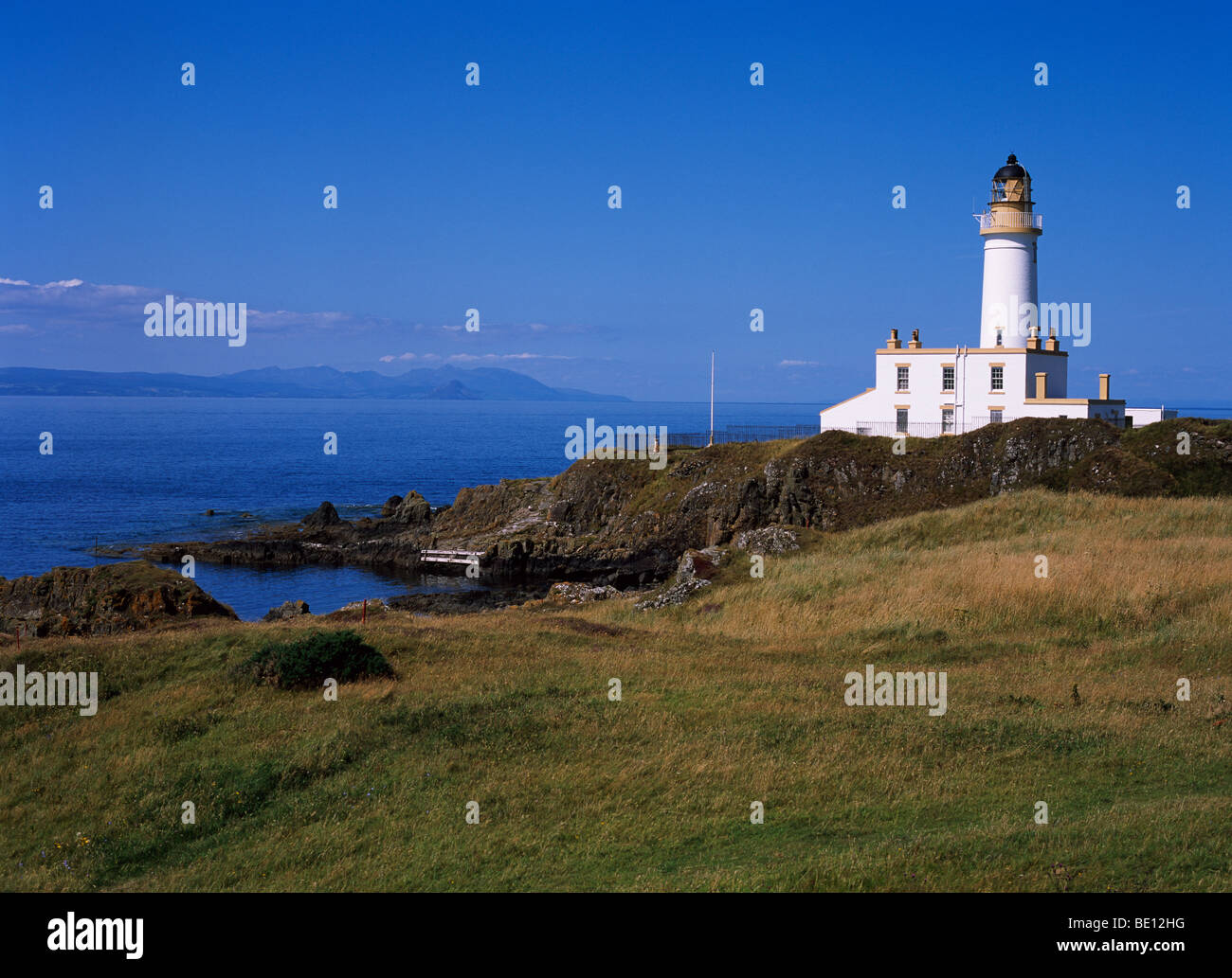 Turnberry lighthouse at the 9 fairway of Trump Turnberry Golf Course ...