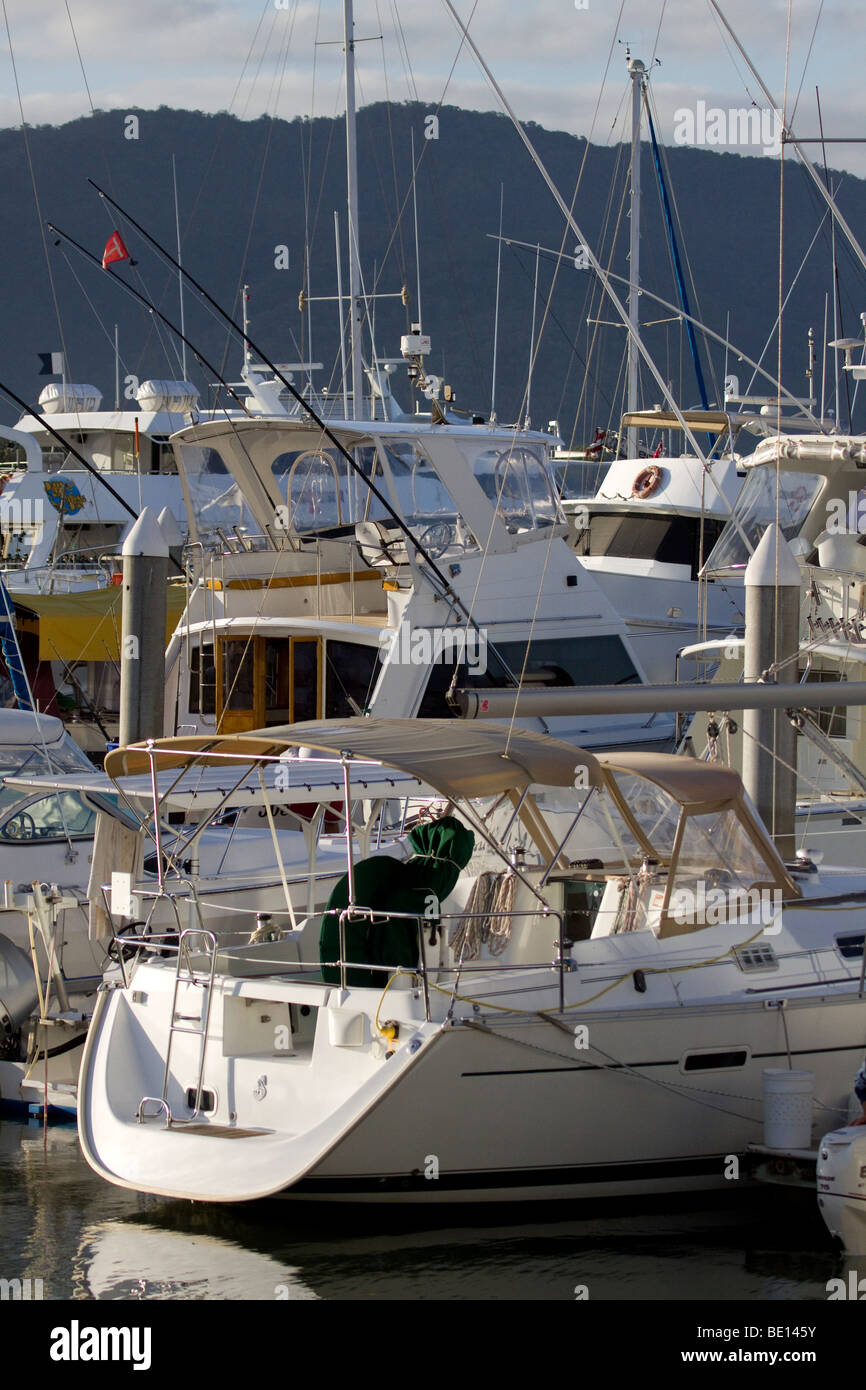 Boats in harbour Stock Photo - Alamy