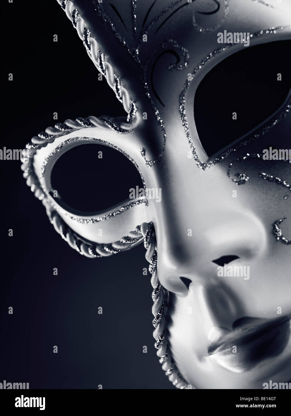 Drama masks, half face hi-res stock photography and images - Alamy