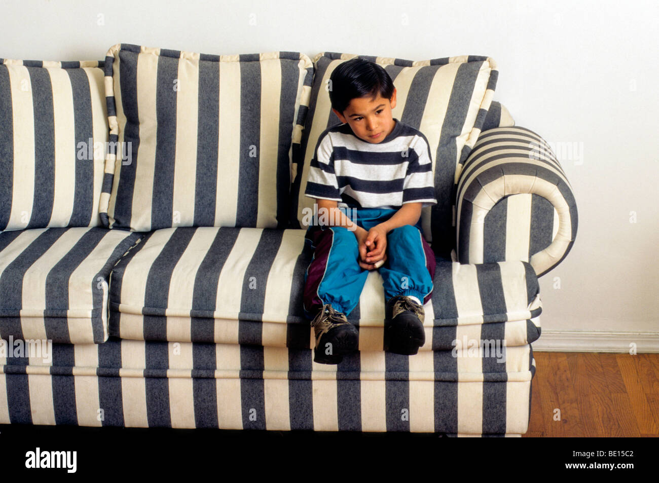 Boy on time out for discipline hi-res stock photography and images - Alamy