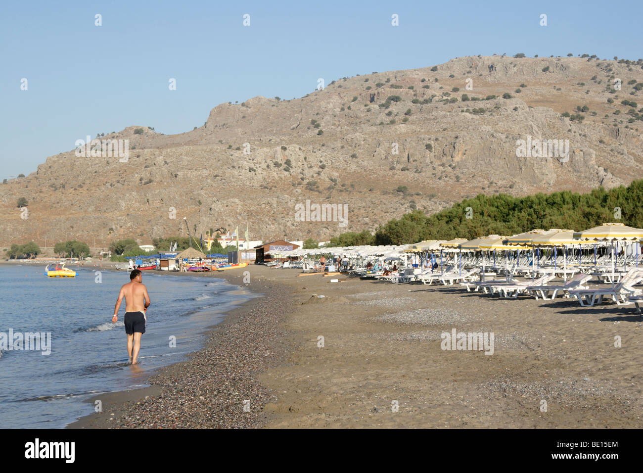 Rhodos beach hi-res stock photography and images - Alamy