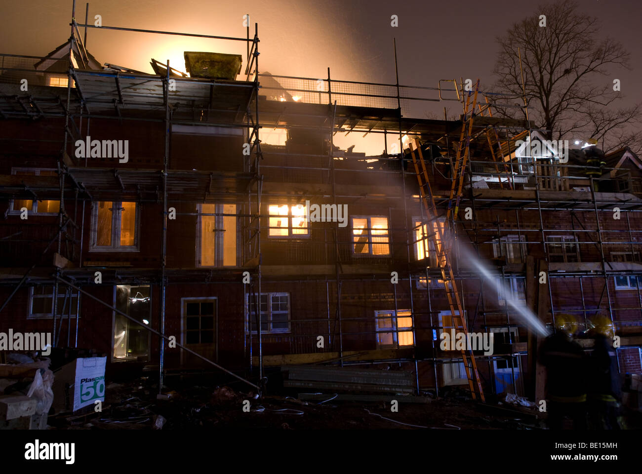 Fire brigade on site hi-res stock photography and images - Alamy