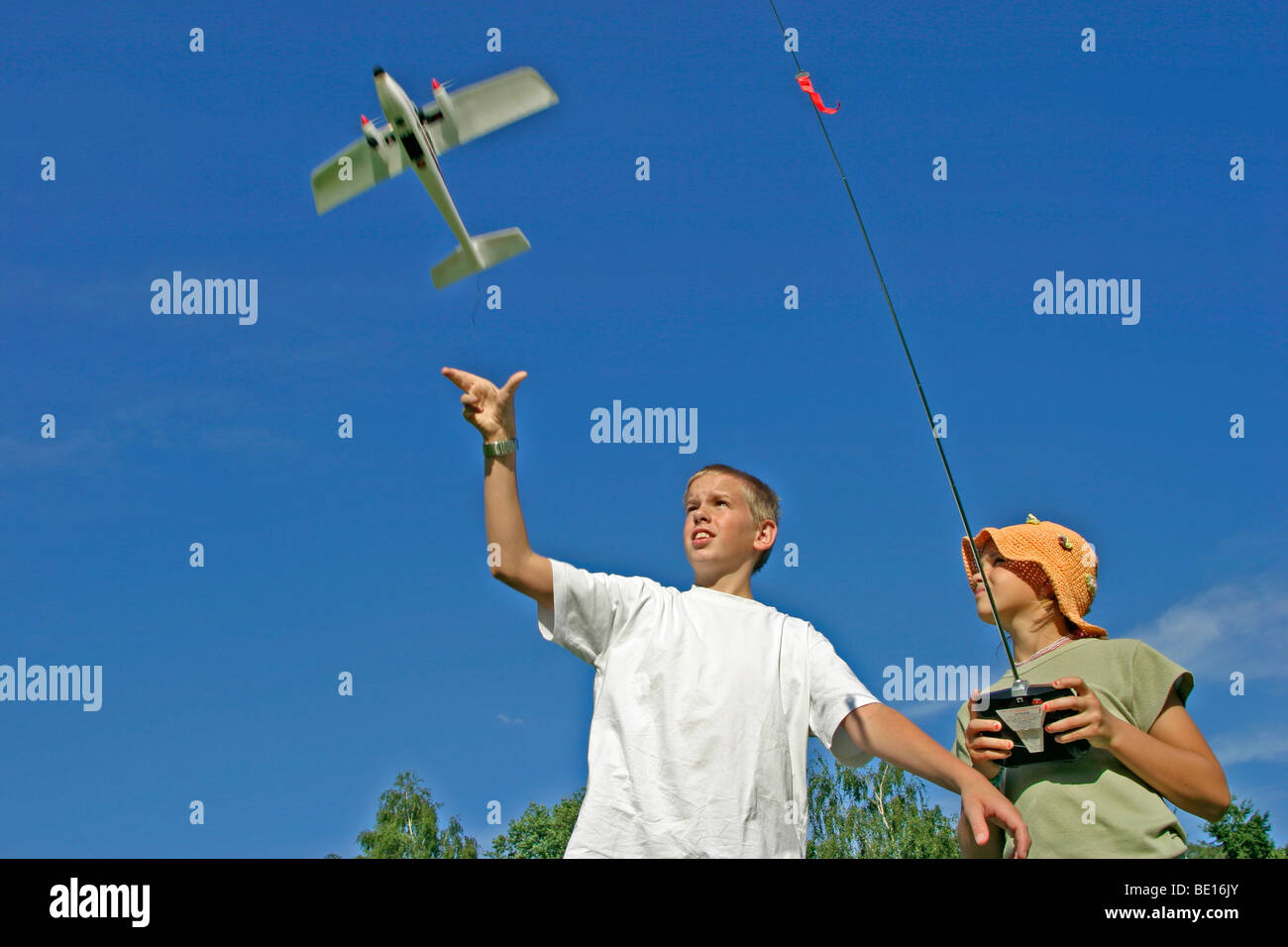 Remote control plane hi-res stock photography and images - Alamy