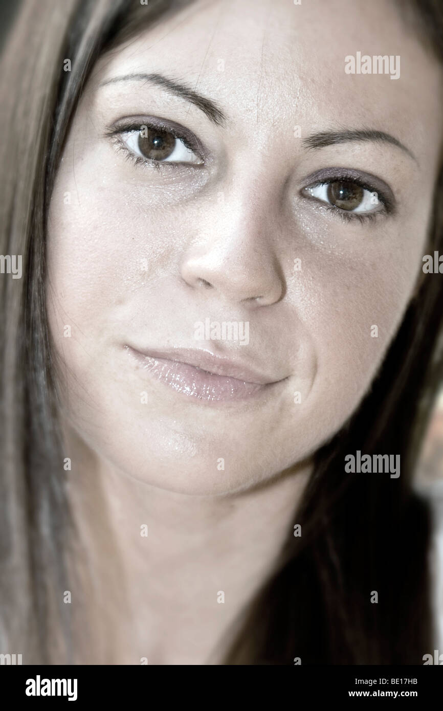 Young woman, portrait, Milan, Italy Stock Photo - Alamy