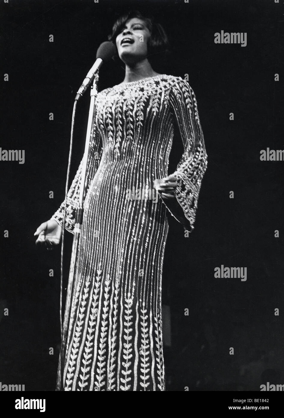 DIONNE WARWICK - US singer about 1980 Stock Photo - Alamy