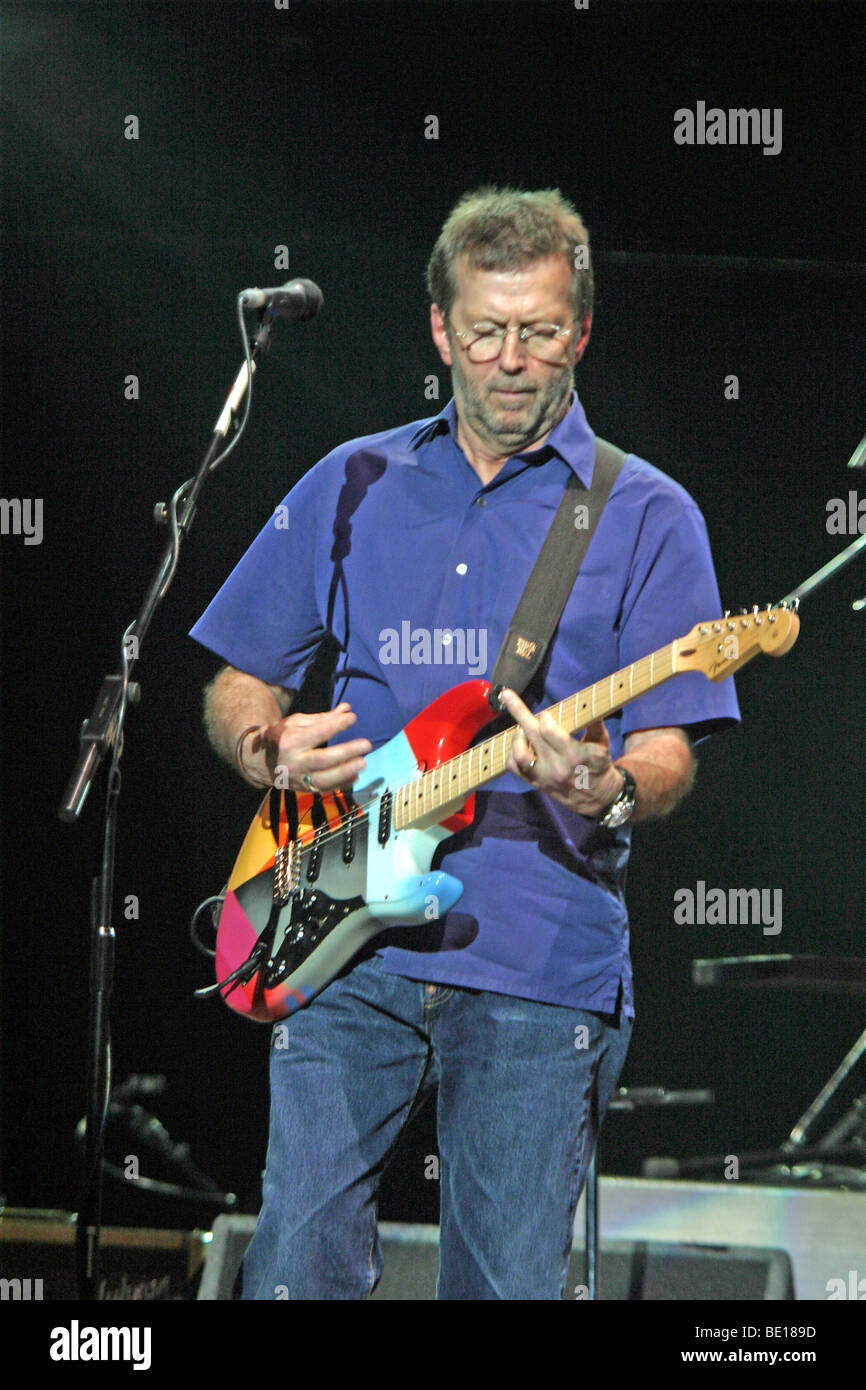 ERIC CLAPTON - UK rock guitarist at the Albert Hall on 4 May 2004 Stock ...