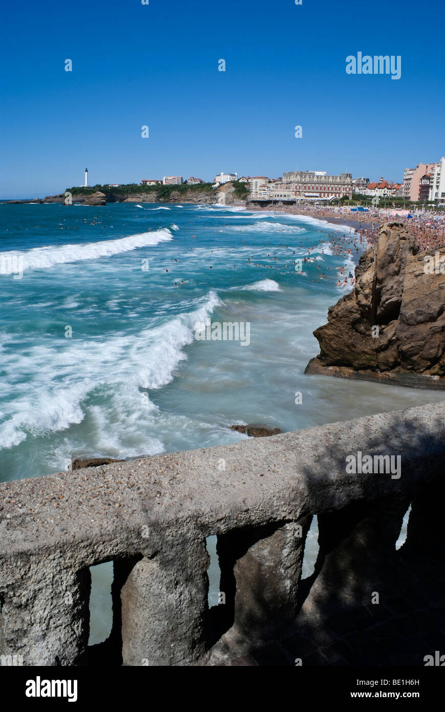 biarrizt in the french pays basque Stock Photo - Alamy