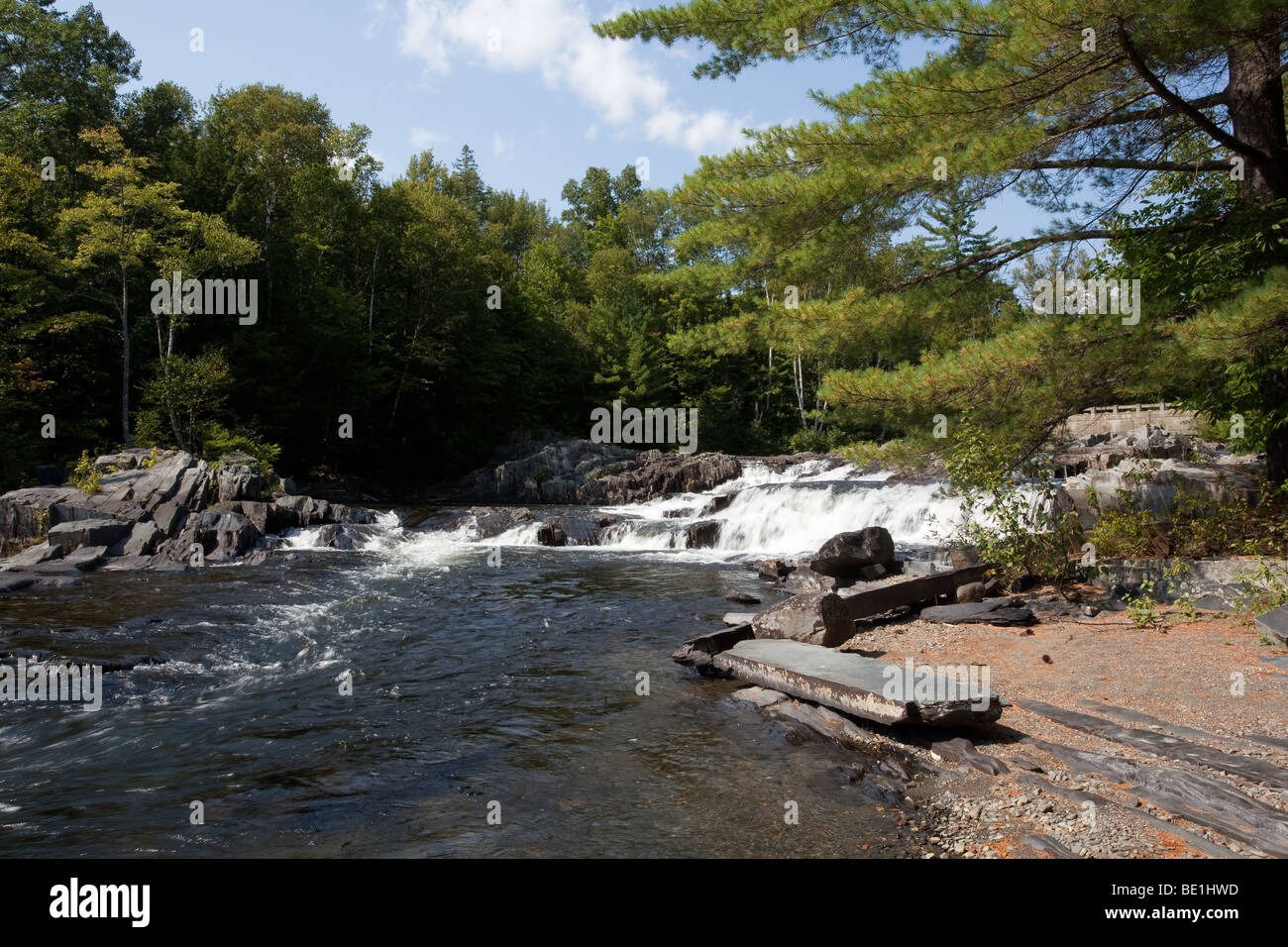 Waterfall on Big Wilson Stream Stock Photo - Alamy