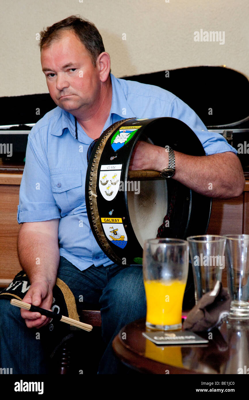 Playing irish drum hi-res stock photography and images - Alamy