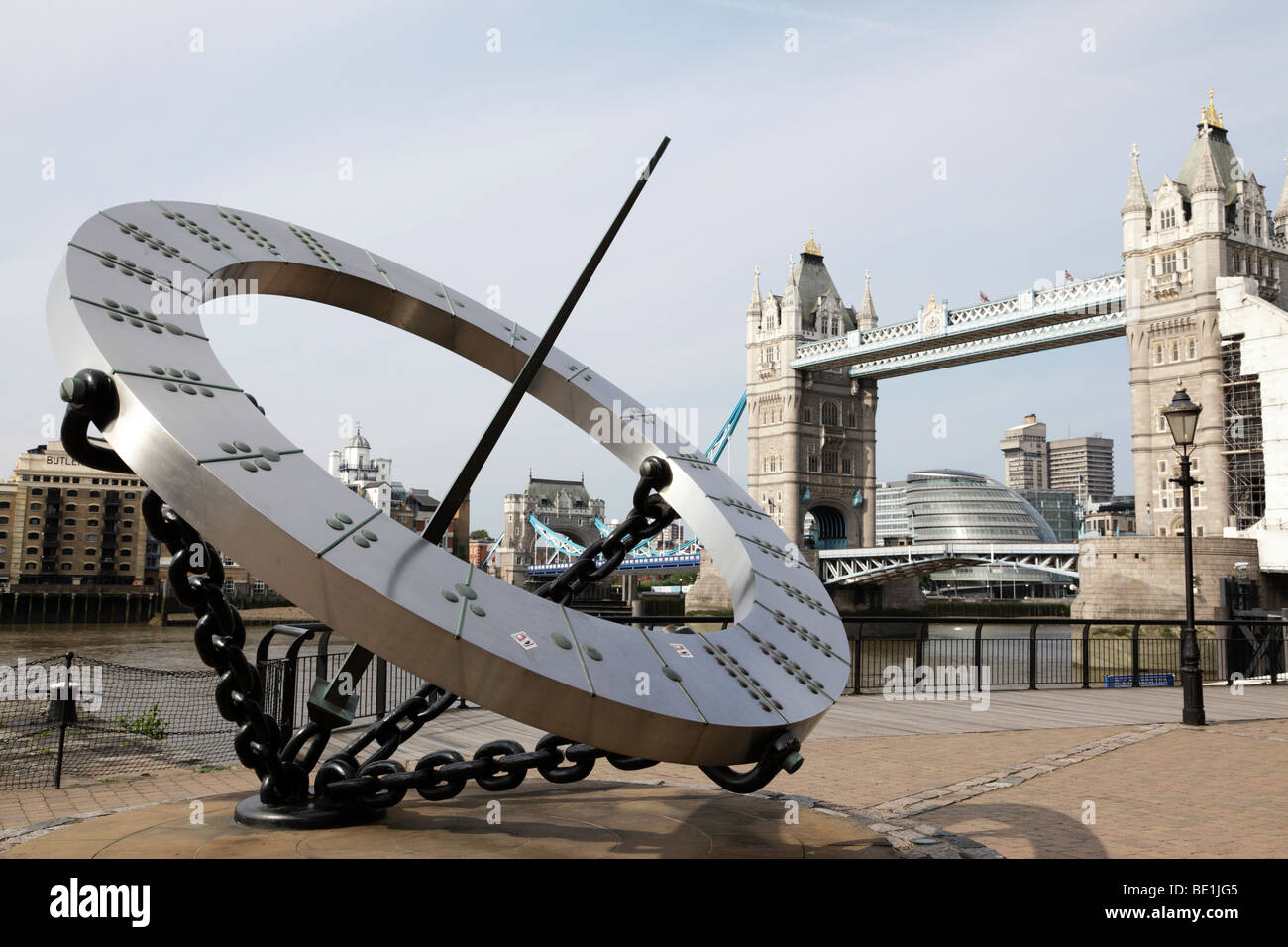 equinoctial sundial outside the tower hotel designed by wendy taylor ...