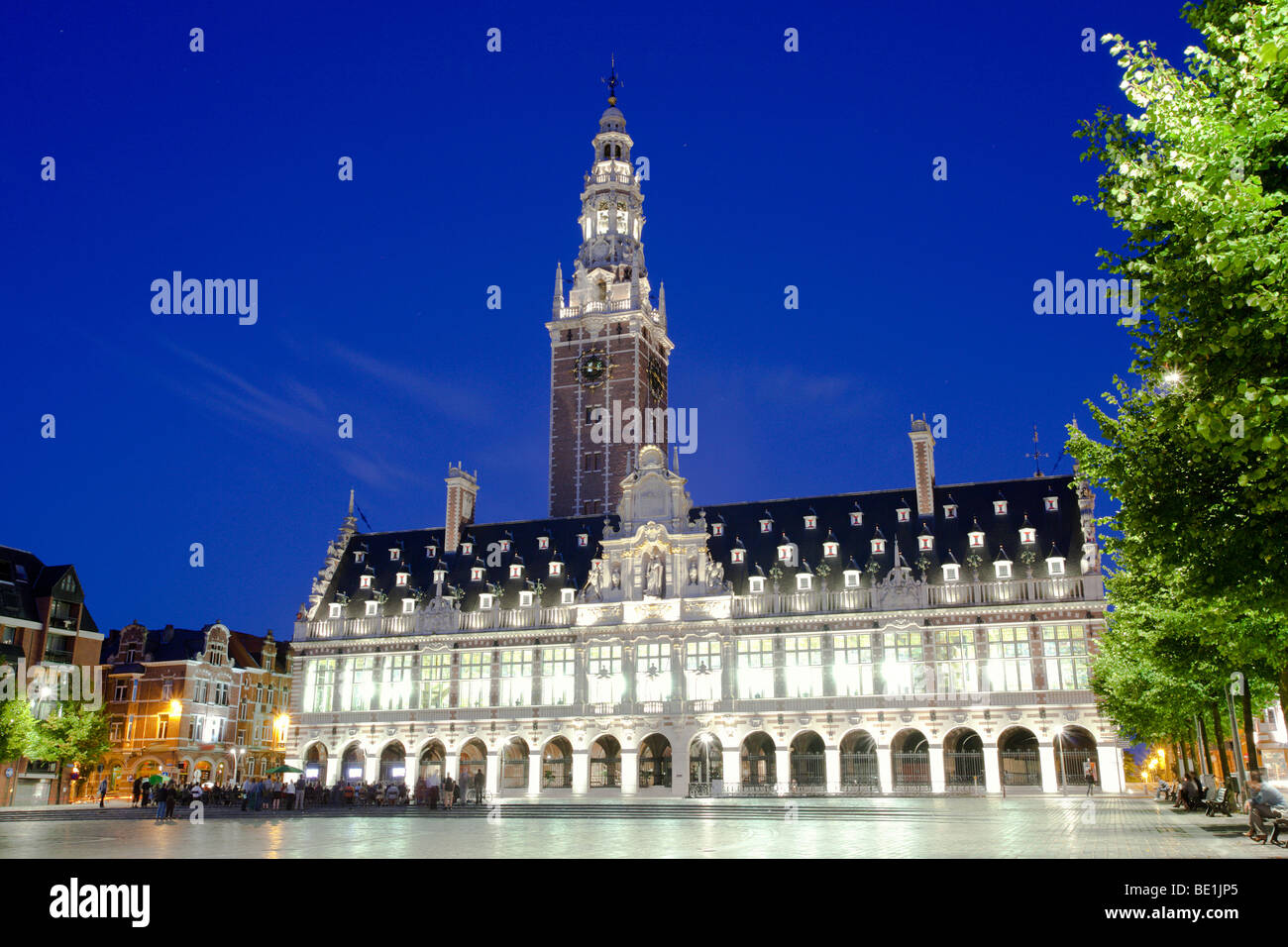 Leuven University Library, Belgium Stock Photo - Alamy