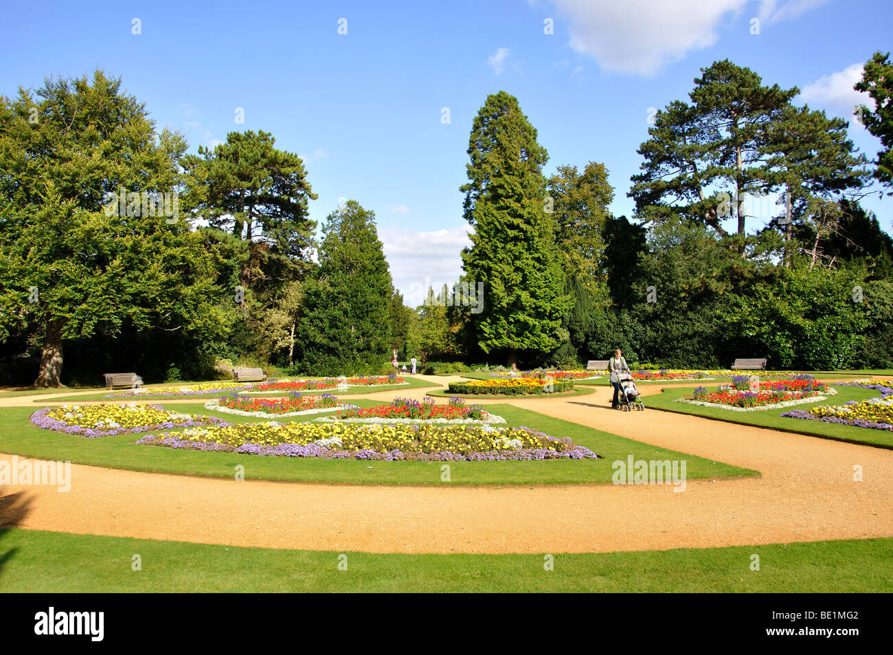 Medieval Abbey Garden, Abingdon-on-Thames, Oxfordshire, England, United ...