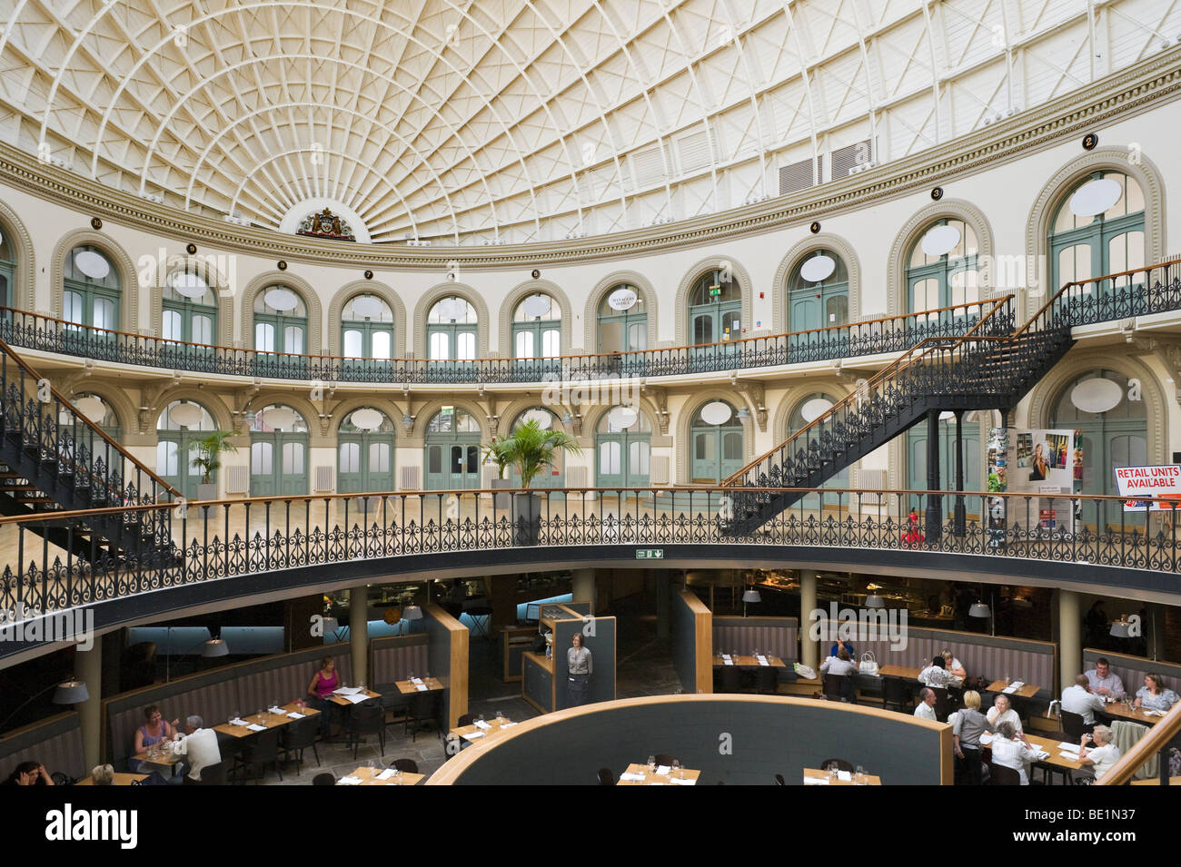 Piazza by Anthony Restaurant in the historic Corn Exchange, Leeds, West ...