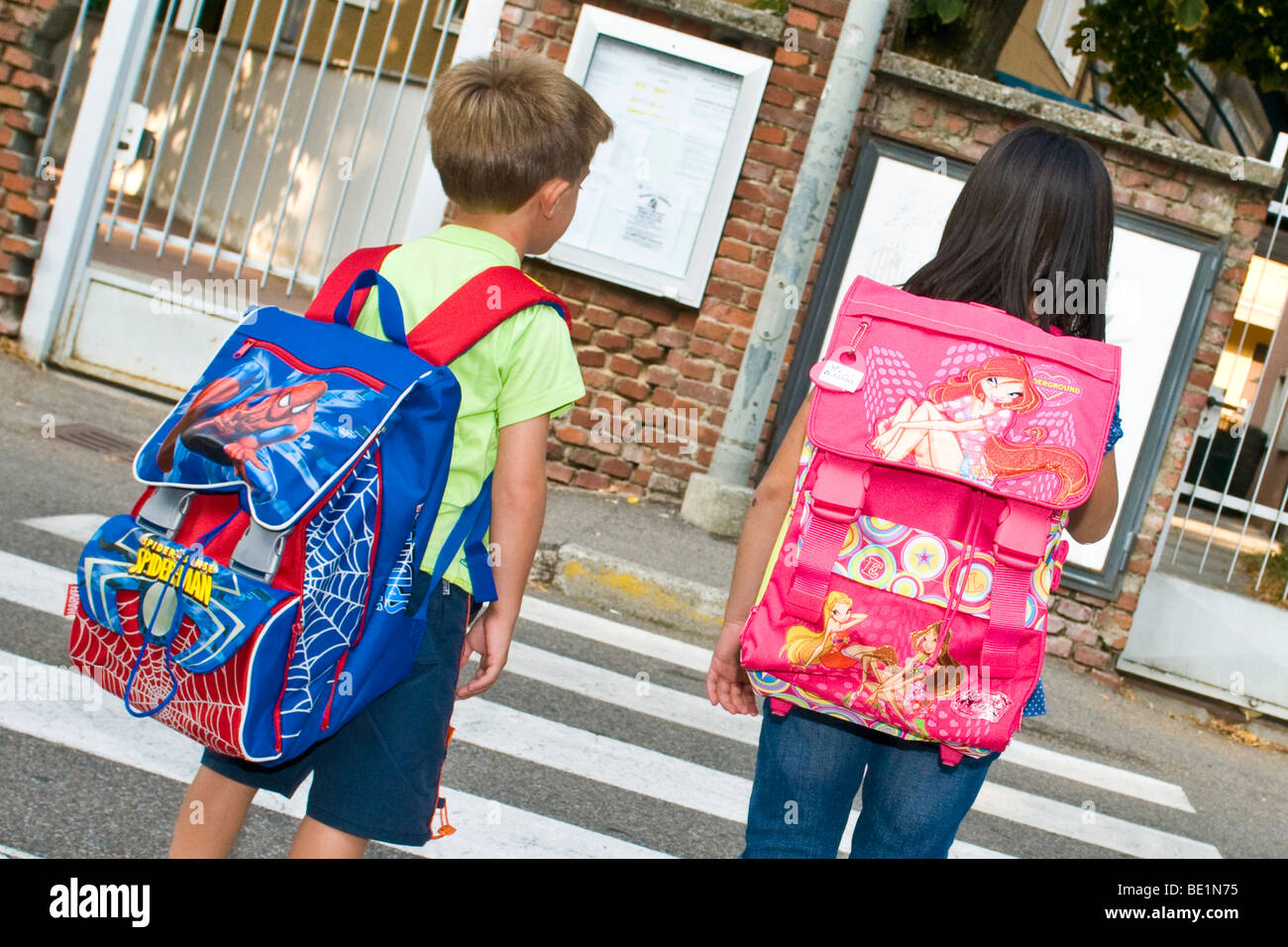 first day of school Stock Photo - Alamy