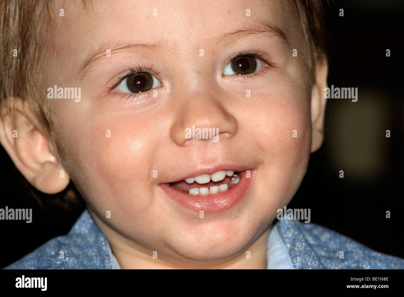 One Year Old Boy Stock Photo Alamy