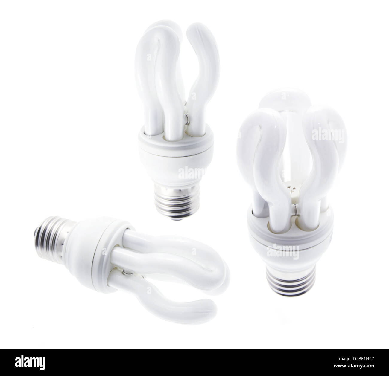 Compact Fluorescent Light Bulbs Stock Photo - Alamy