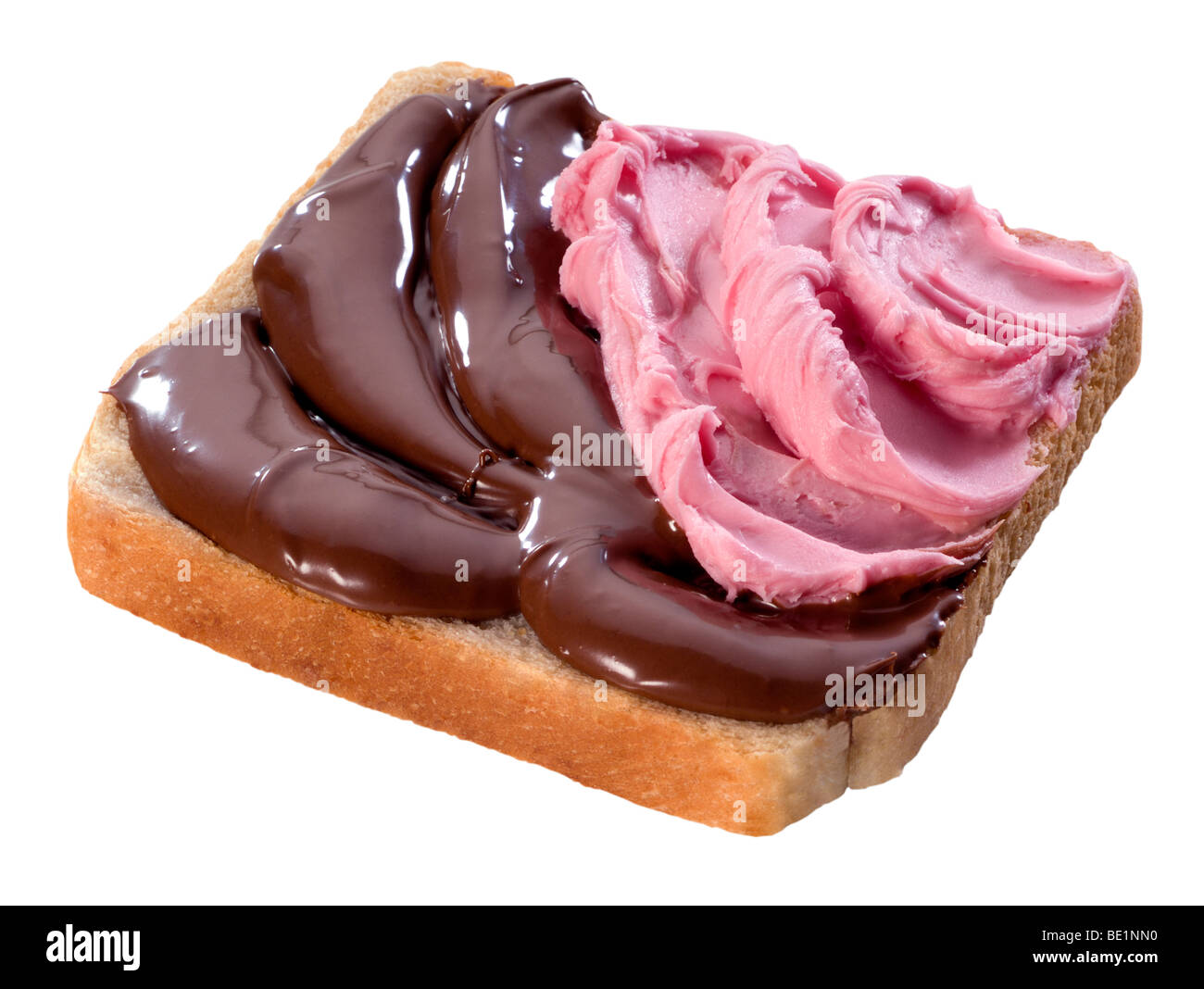Toast chocolate spread hi-res stock photography and images - Alamy