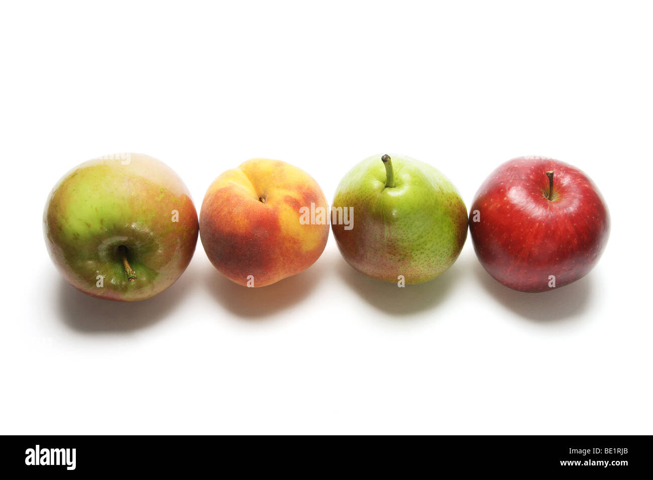 Row of Fruits Stock Photo - Alamy