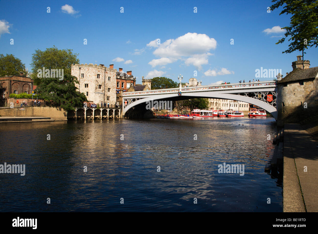 Lendal Bridge York Yorkshire England Stock Photo - Alamy
