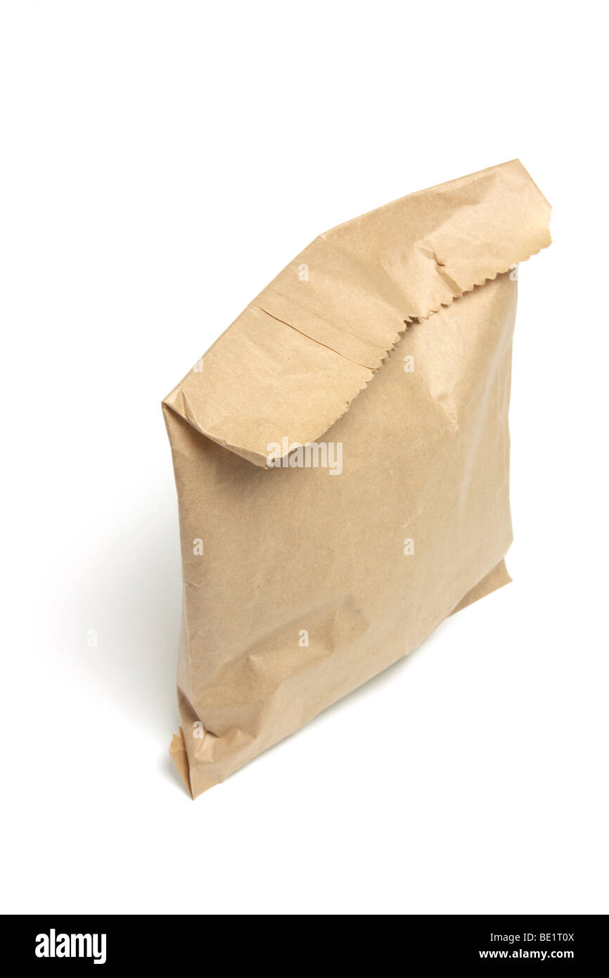 Brown Paper Bag Stock Photo - Alamy