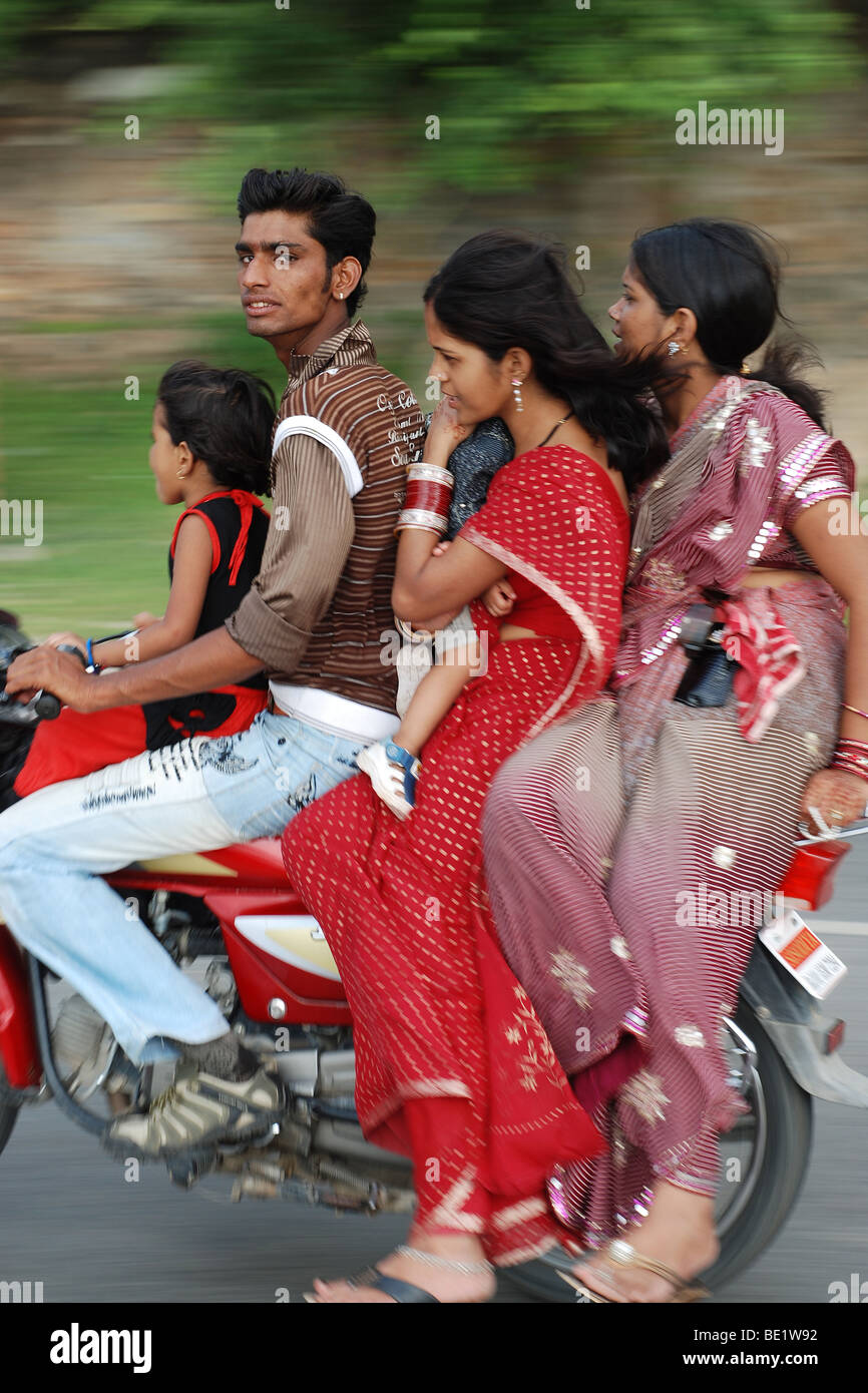 Pillion india hi-res stock photography and images - Alamy