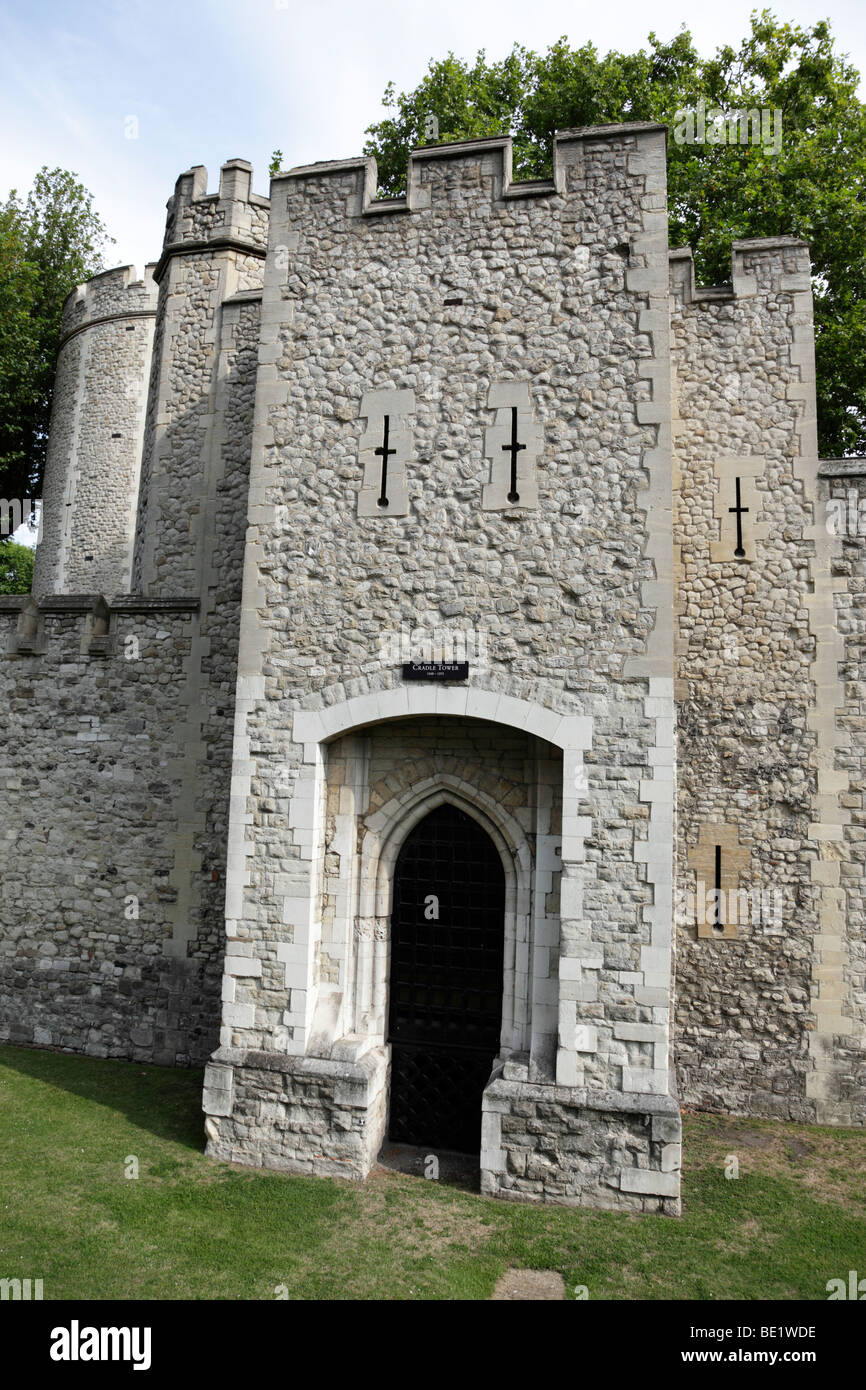 the cradle tower part of the tower of london uk Stock Photo - Alamy