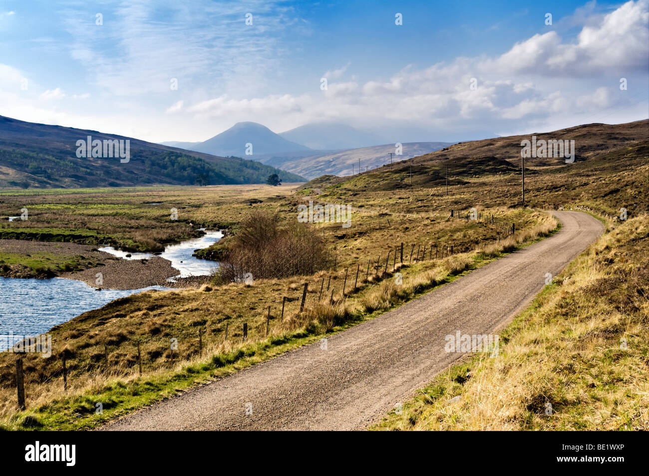Scottish single track road scotland hi-res stock photography and images ...