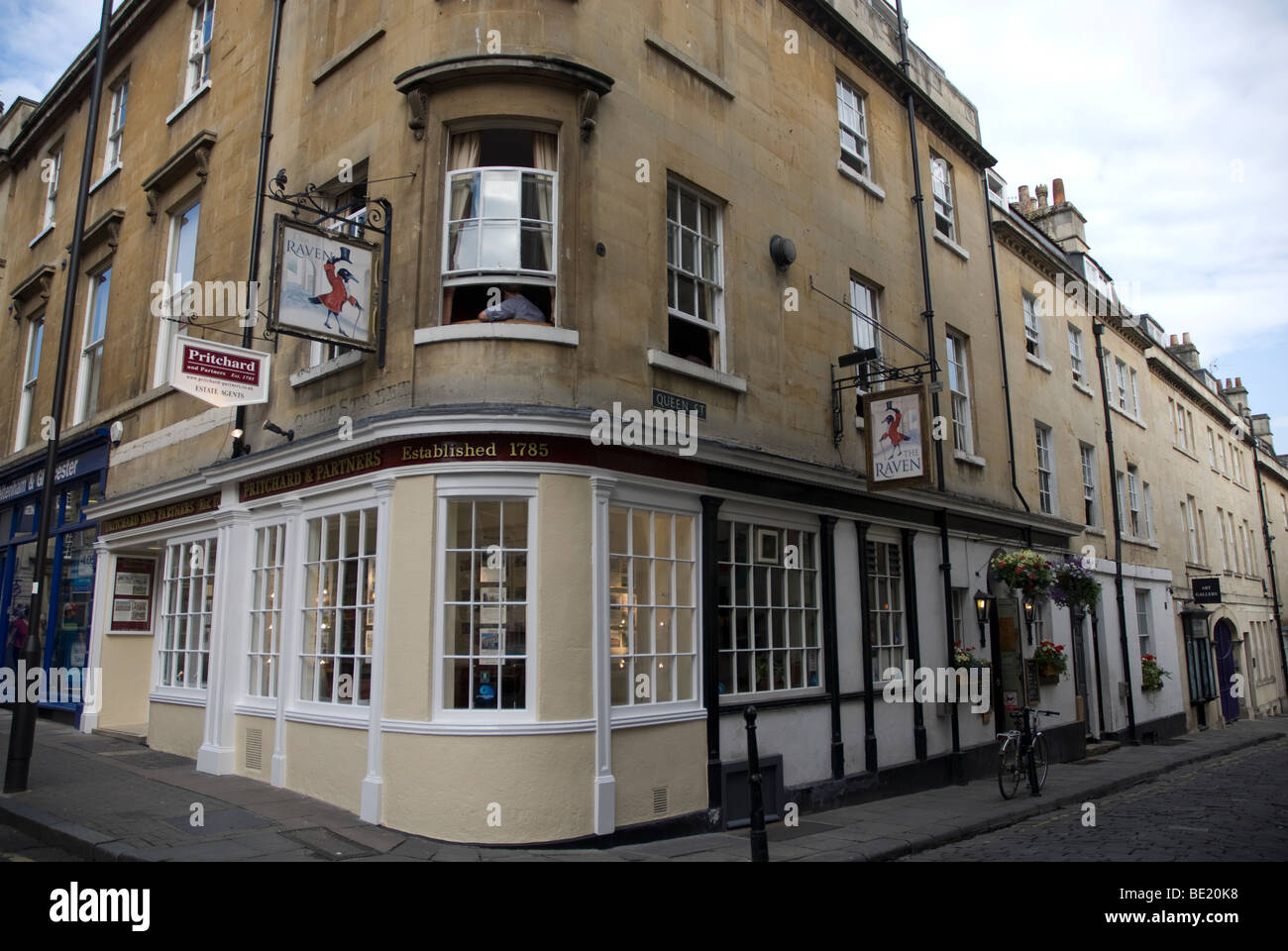The Raven Public House, Bath Spa Somerset UK Stock Photo - Alamy