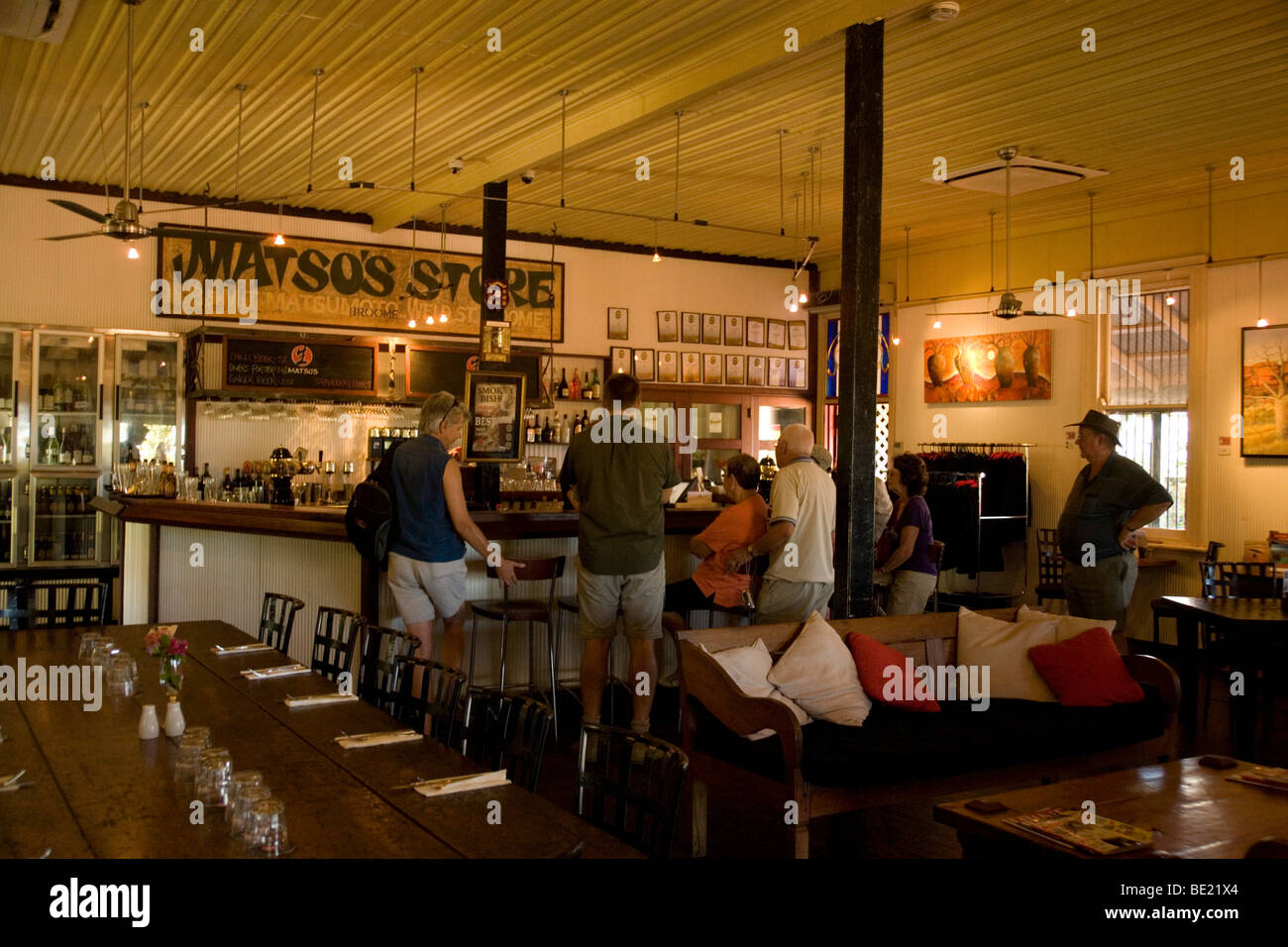 Matsos bar and microbrewery in Broome Western Australia Kimberley Stock ...