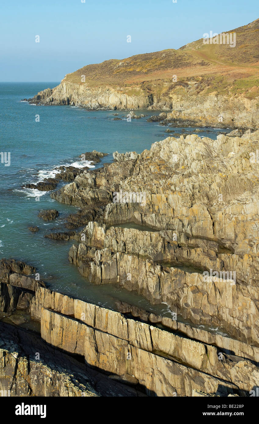 Barricane Beach & Mort Point, North Devon Stock Photo - Alamy