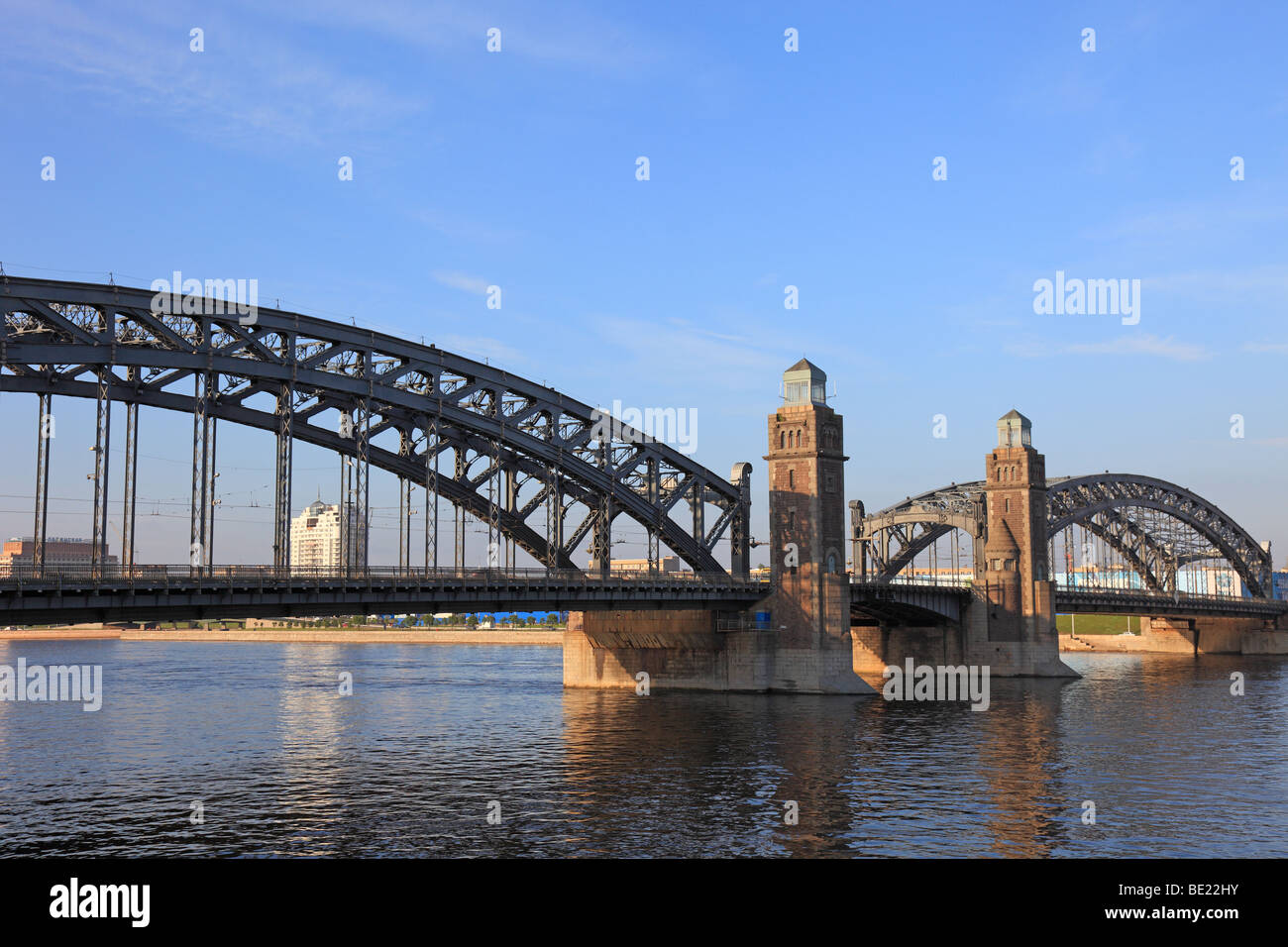 The Bridge of Peter the Great. Saint Petersburg, Russian Federation ...
