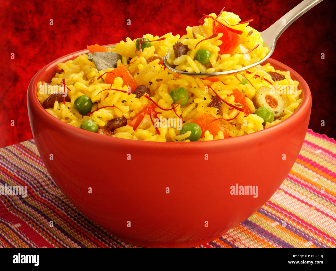 SPANISH PAELLA RICE Stock Photo - Alamy