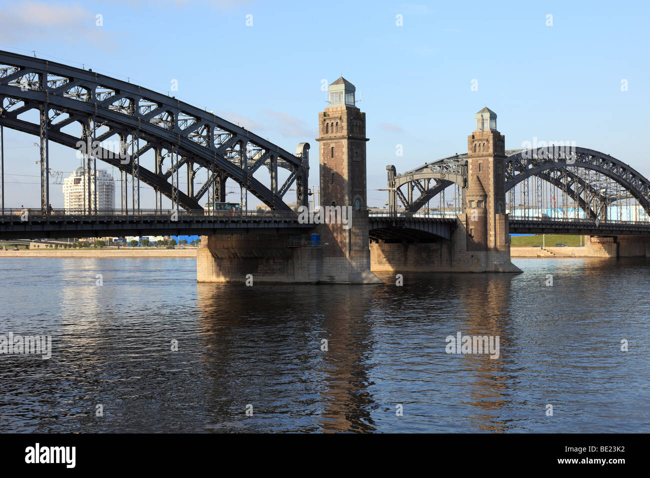 The Bridge of Peter the Great. Saint Petersburg, Russian Federation ...