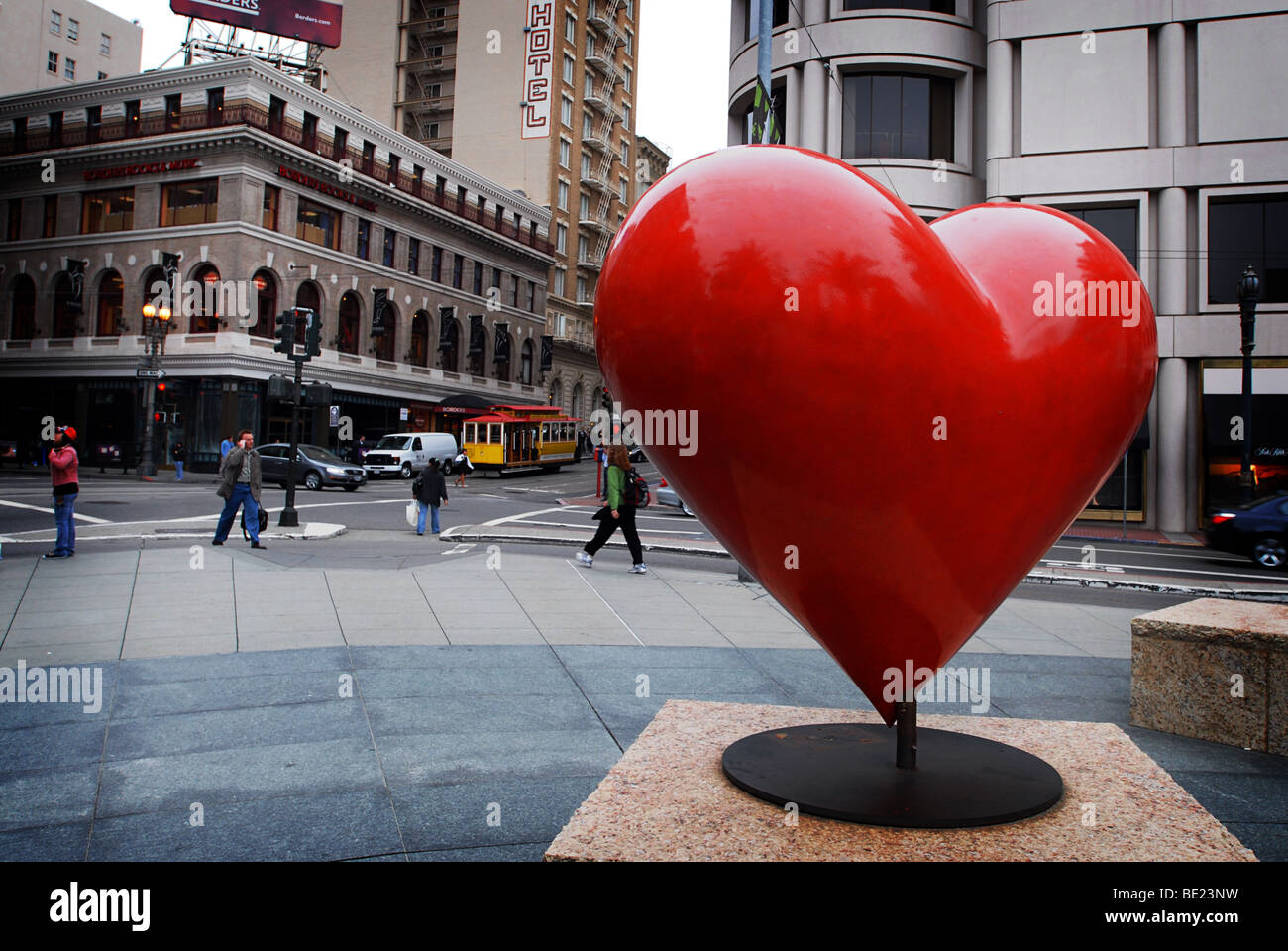 Hearts In San Francisco Stock Photo - Alamy