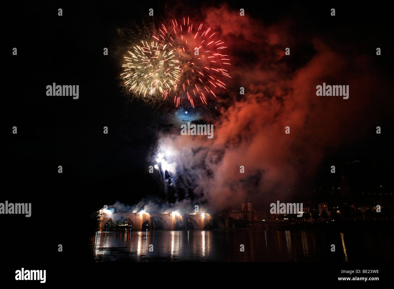 Heidelberg Germany Fireworks High Resolution Stock Photography and ...