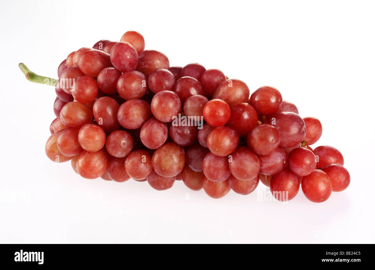 Bunch fresh grapes red Cut Out Stock Images & Pictures - Alamy