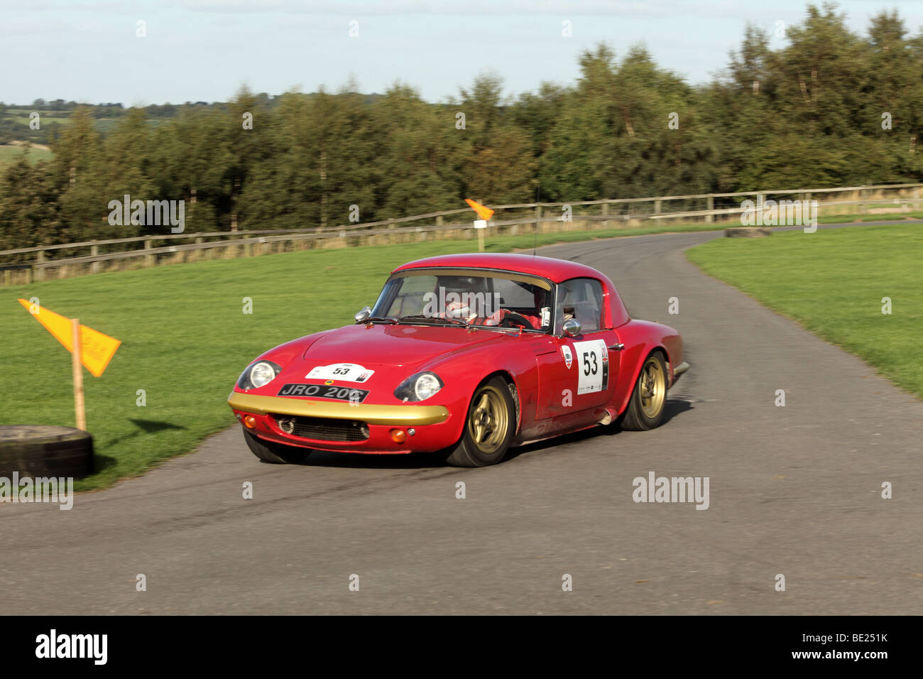 2009 Tour Britannia car number 53 at Harewood Hillclimb, in Yorkshire ...