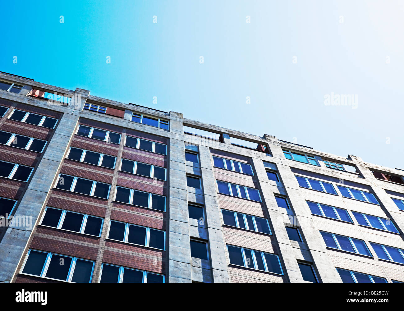 Office building from below Stock Photo - Alamy