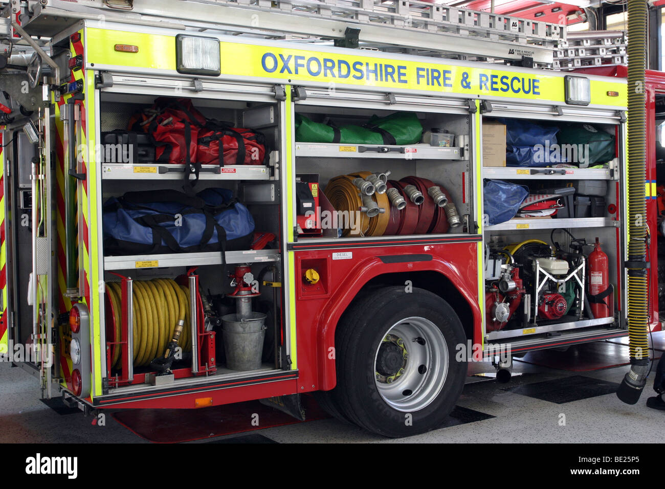 Fire and Rescue Engine, Oxford Stock Photo - Alamy