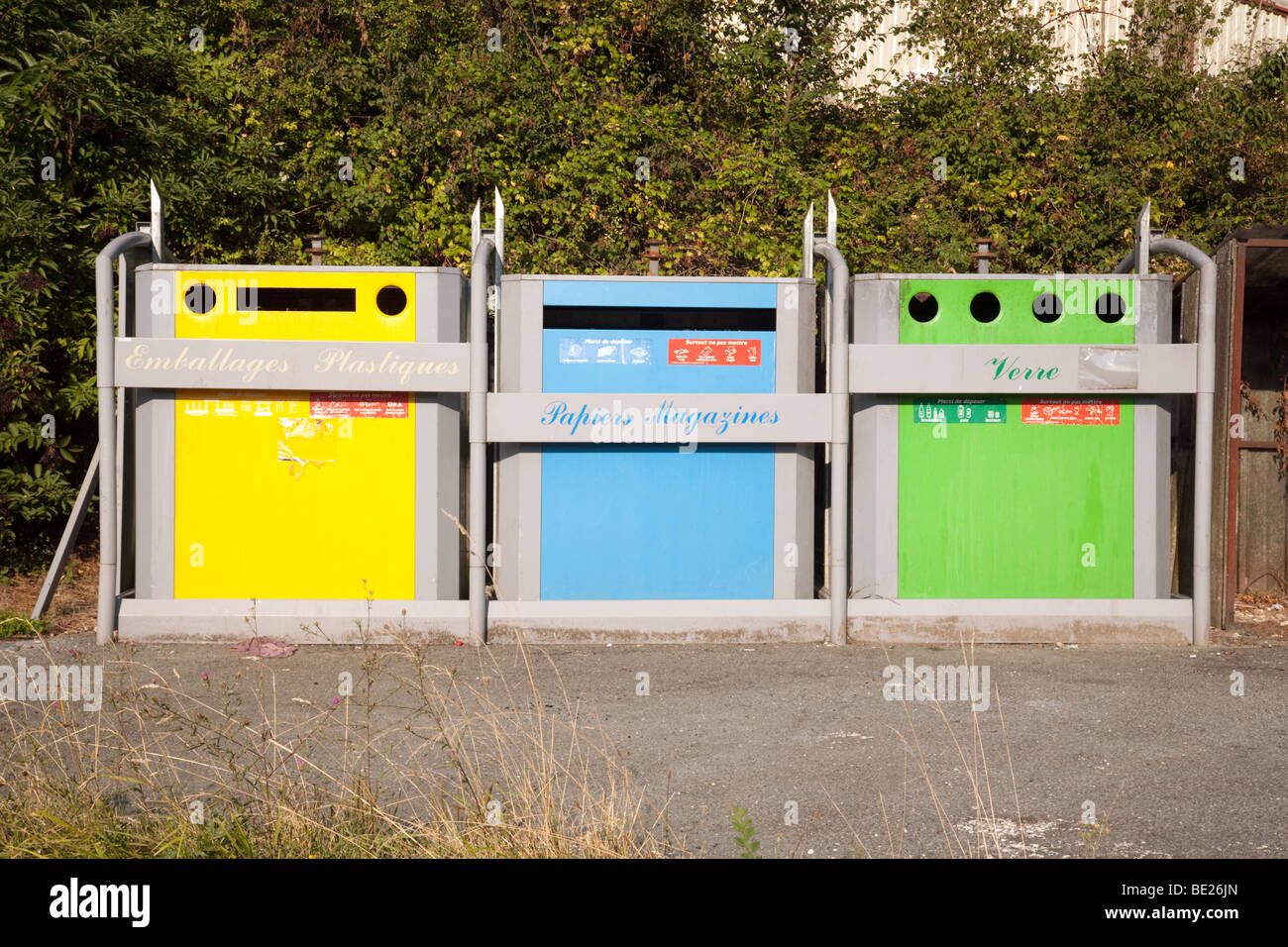 French Recycling Bins High Resolution Stock Photography and Images - Alamy