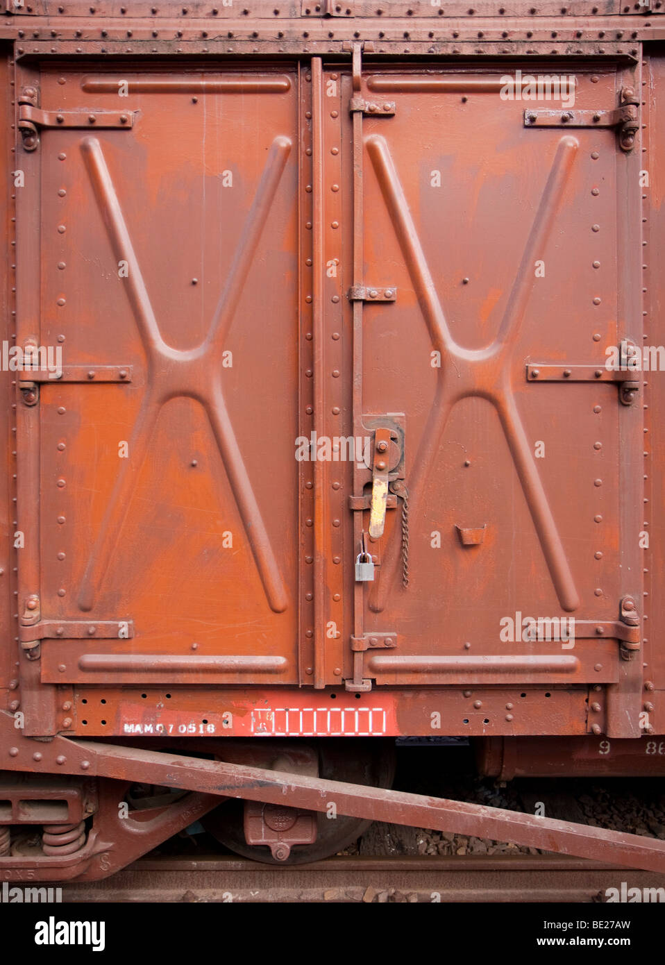 Cargo train car door hi-res stock photography and images - Alamy